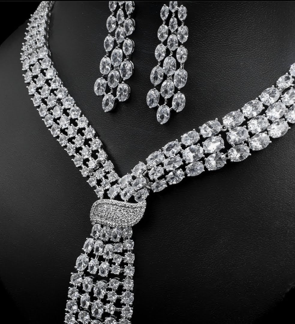 Couture Necklace Cubic Zirconia Zirconite Set. 841S30090 ...