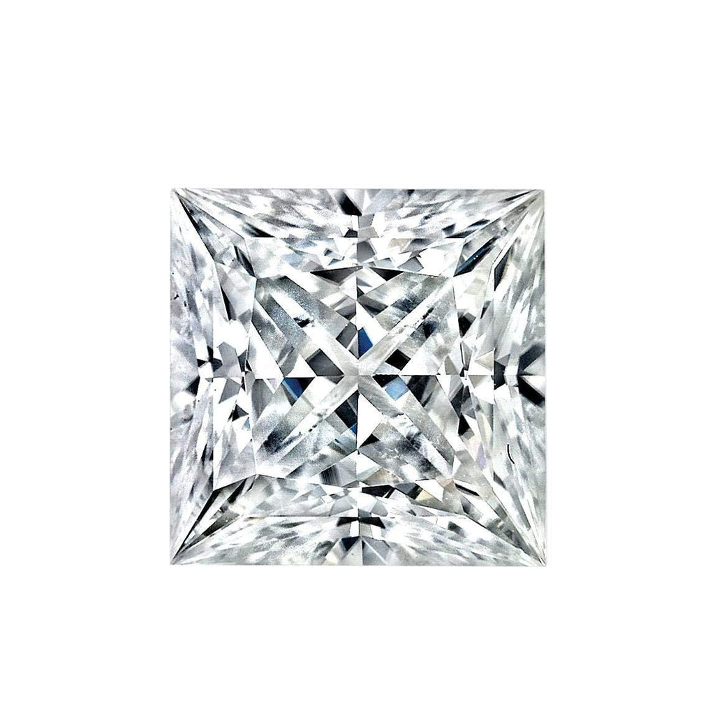 Princess Cut Square Diamond Veneer Cubic Zirconia loose Stone ...