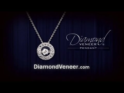 Dancing Diamond Veneer Cubic zirconia Pendant and earrings ...